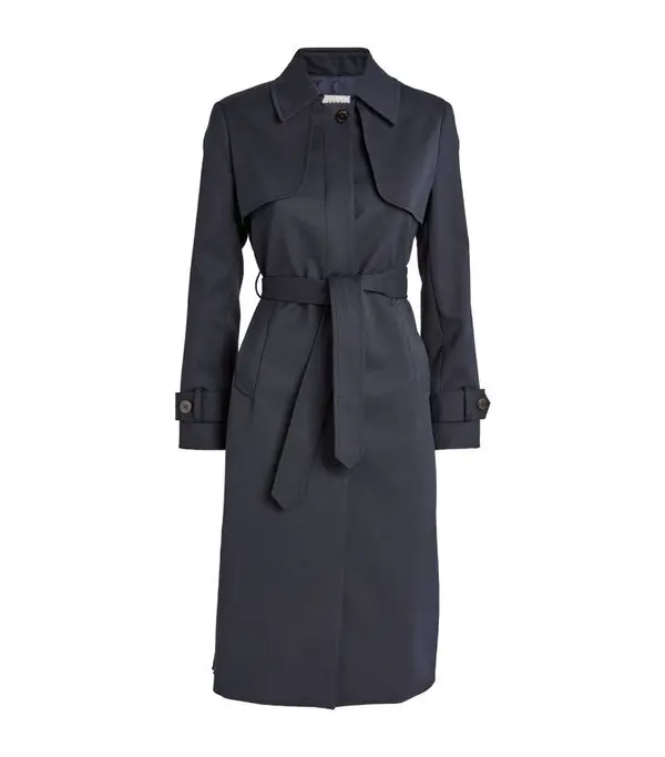 Sandro Pleated Trench Coat