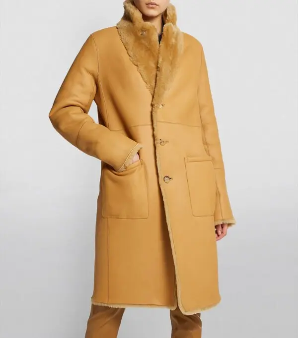 JOSEPH Shearling Brittany Jacket