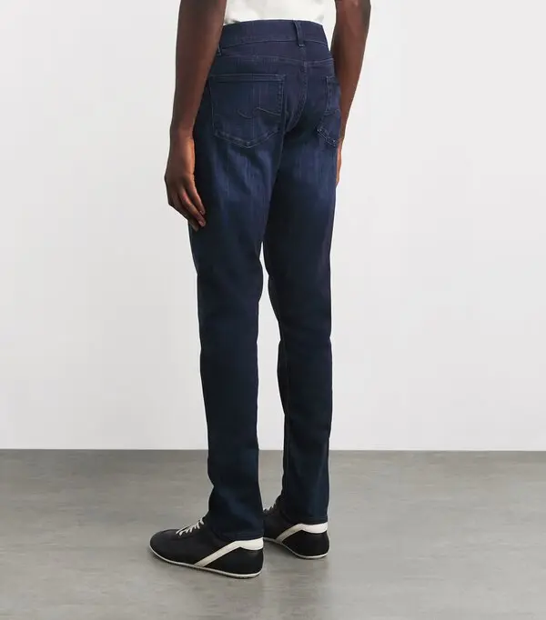 7 For All Mankind Slimmy Tapered Luxe Performance Plus Jeans - Navy