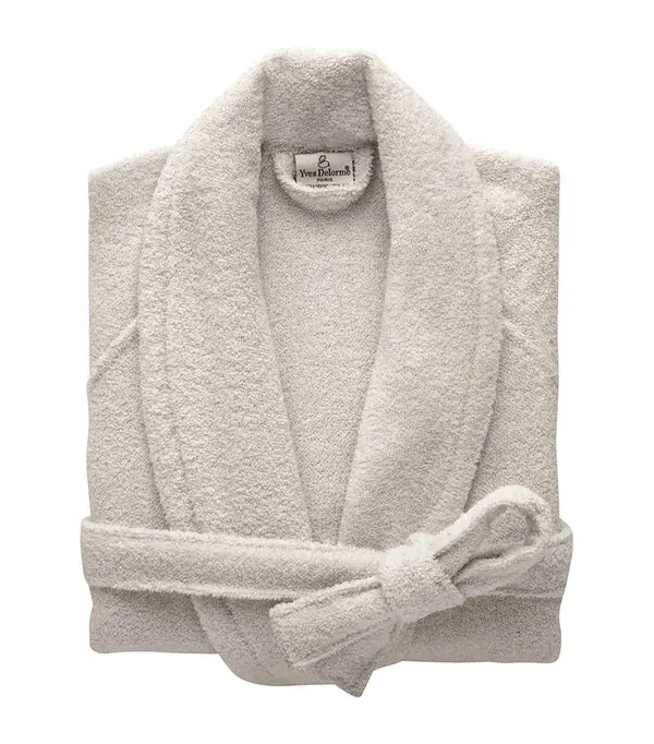 YVES DELORME Toile Bathrobe - Pierre