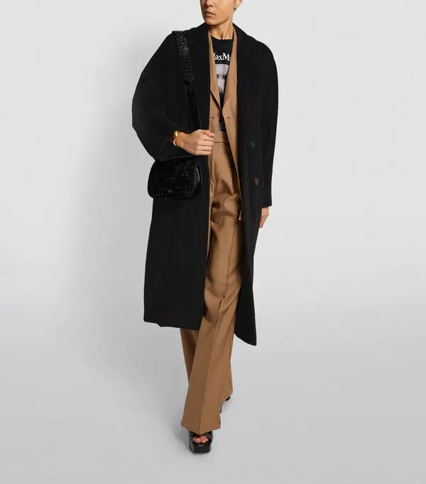 Max Mara Madame Icon Mid-length Coat - Black