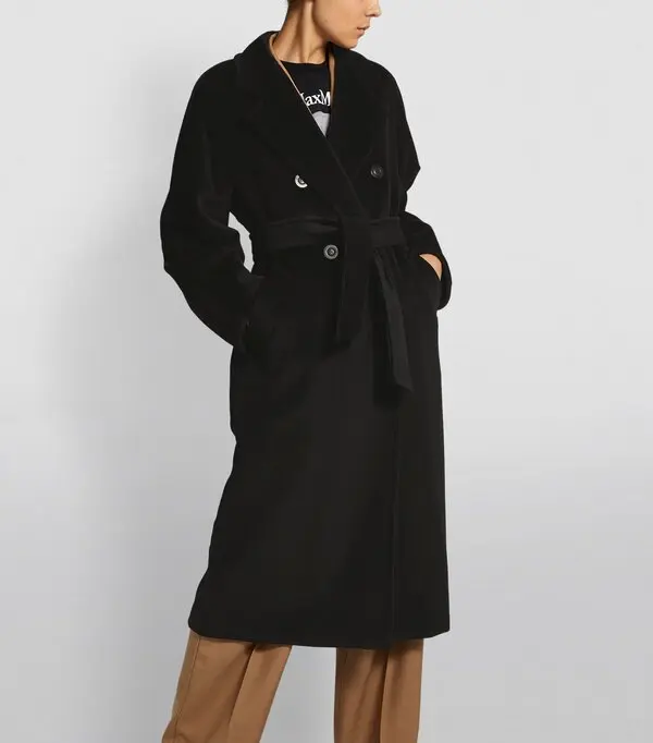 Max Mara Madame Icon Mid-length Coat - Black