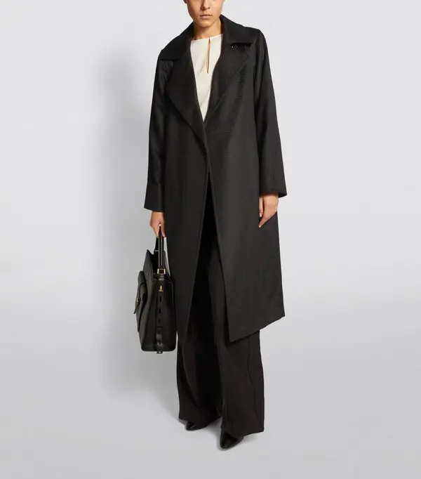 Max Mara Manuela Belted Coat - Black