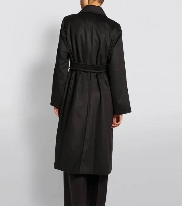 Max Mara Manuela Belted Coat - Black