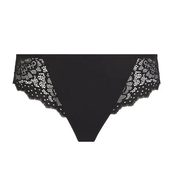 Simone Perele Lace Caresse Briefs - Black