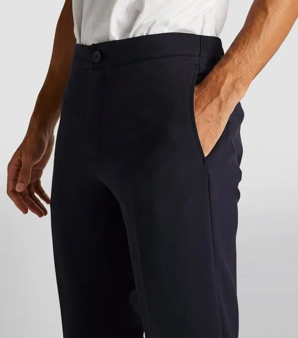 Sandro Stretch Jersey Trousers - Blue