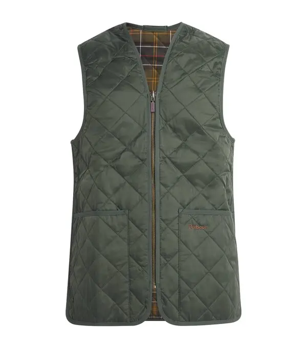 Barbour Quilted Zip-in Liner Gilet - Green