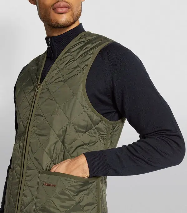 Barbour Quilted Zip-in Liner Gilet - Green