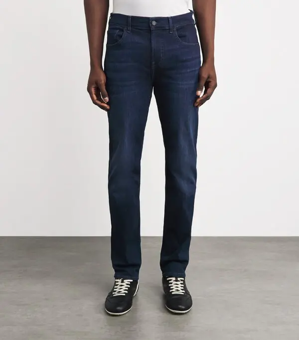 7 For All Mankind Slimmy Lux Performance Plus Jeans - Blue