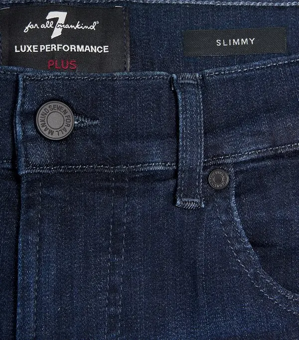 7 For All Mankind Slimmy Lux Performance Plus Jeans - Blue