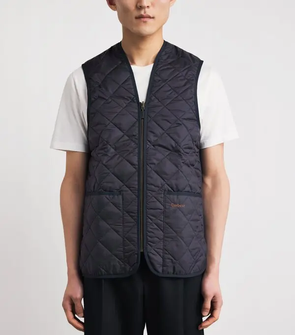 Barbour Quilted Zip-in Gilet Liner - Navy