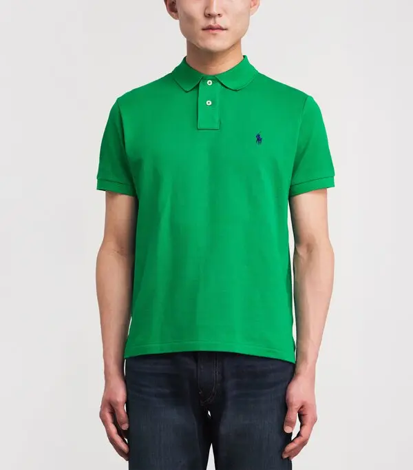 Polo Ralph Lauren Cotton Mesh Custom-fit Polo Shirt - Green