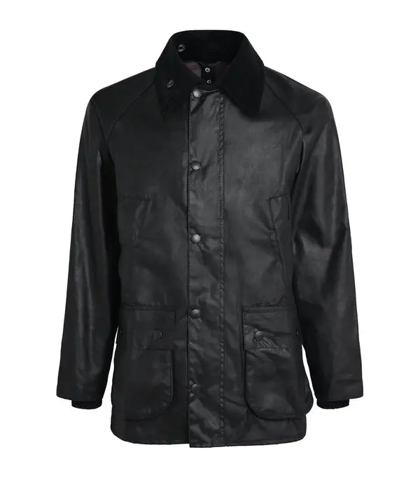 Barbour Waxed Bedale Jacket - Black