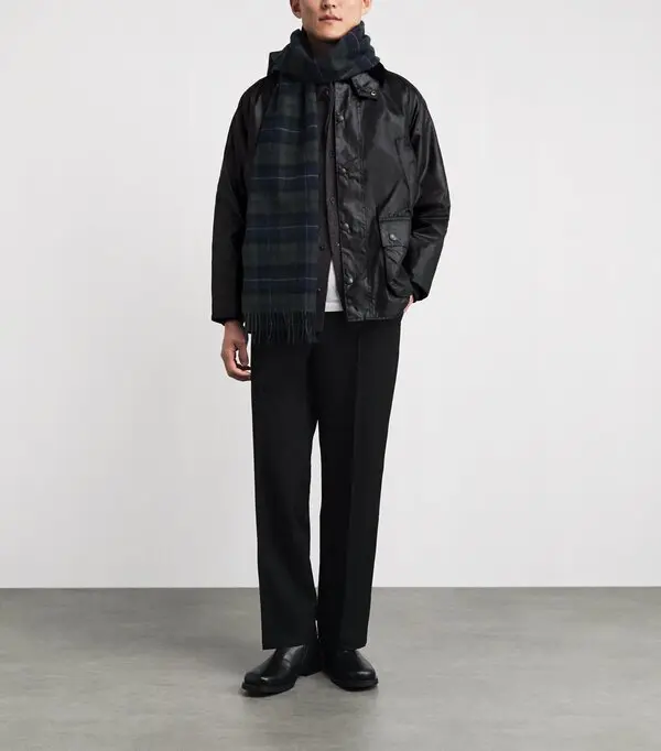 Barbour Waxed Bedale Jacket - Black