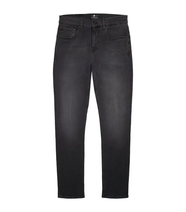 7 For All Mankind Slimmy Lux Performance Plus Jeans - Black
