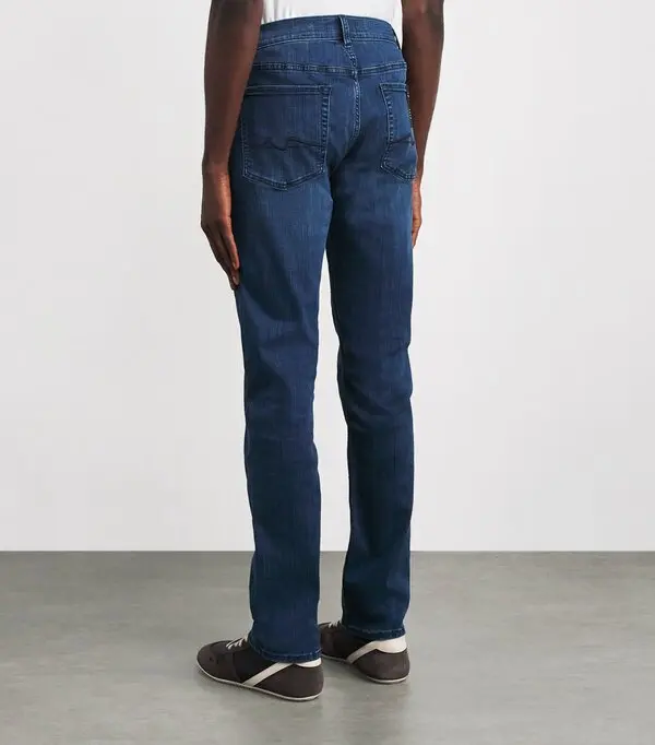 7 For All Mankind Slimmy Luxe Performance Plus Jeans - Blue