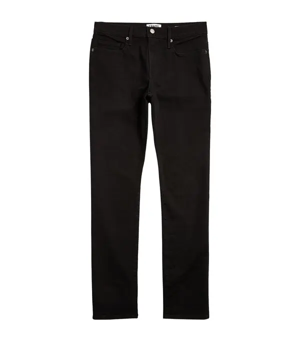 FRAME Slim L'homme Noir Jeans - Black