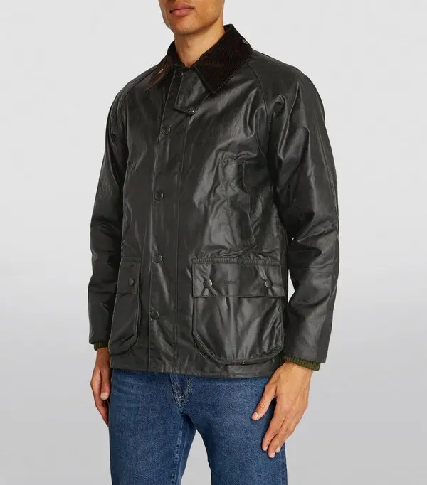 Barbour Waxed Bedale Jacket - Green