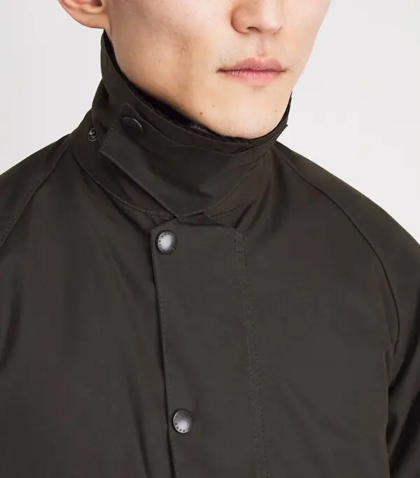 Barbour Waxed Beaufort Jacket - Green
