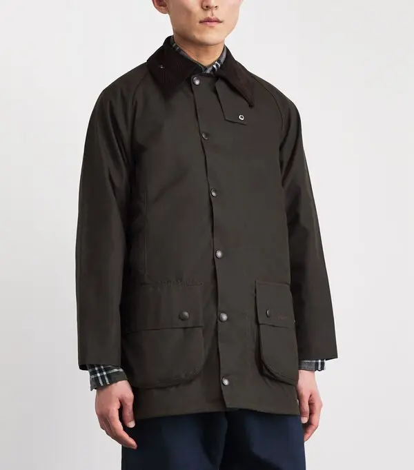 Barbour Waxed Beaufort Jacket - Green