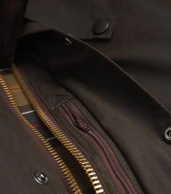 Barbour Waxed Beaufort Jacket - Green