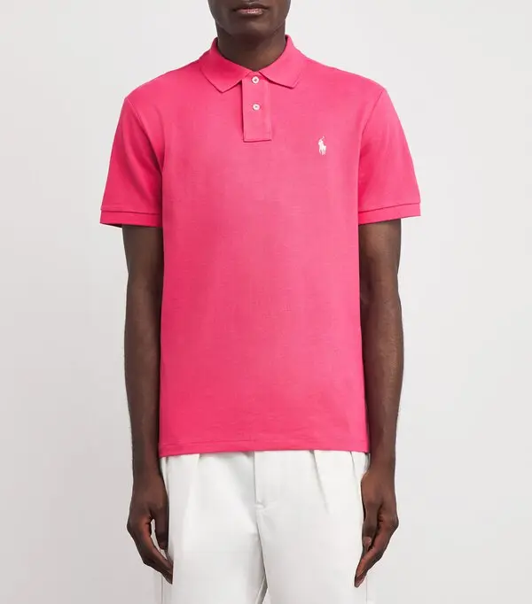 Polo Ralph Lauren Cotton Mesh Custom-fit Polo Shirt - Pink
