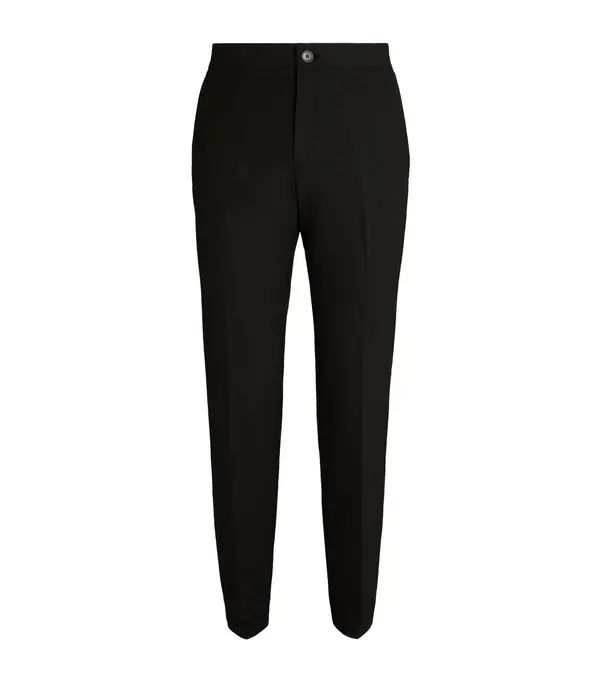Sandro Stretch Jersey Trousers - Black