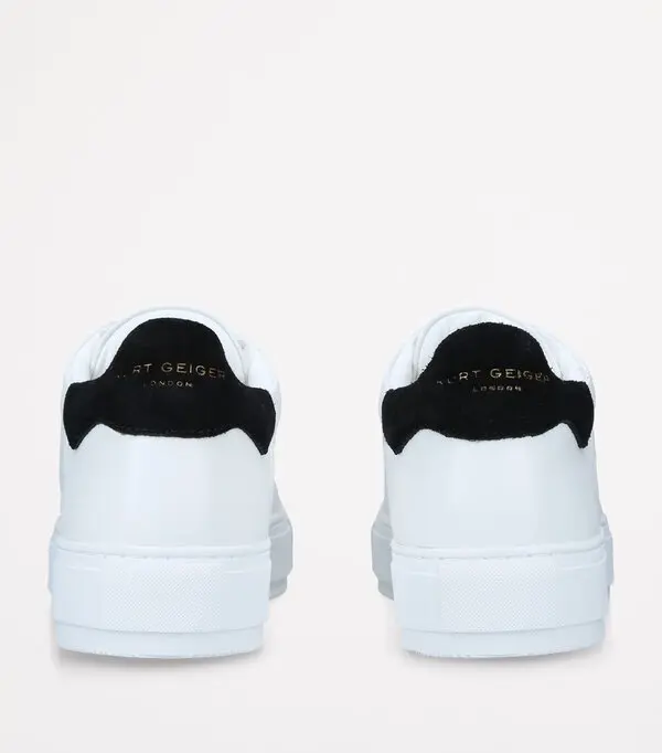 Kurt Geiger Leather Laney Sneakers - White