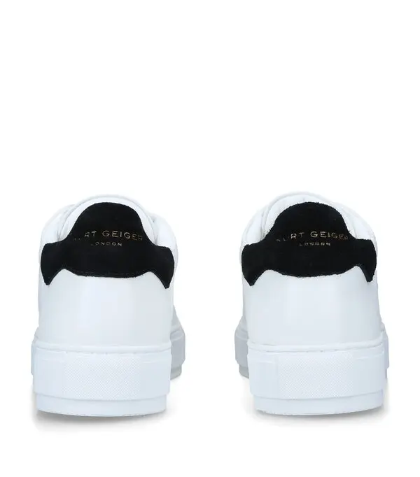 Kurt Geiger Leather Laney Sneakers - White