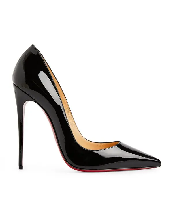 CHRISTIAN LOUBOUTIN So Kate 120 Patent Leather Pumps - Red