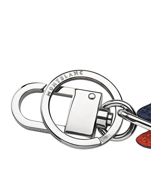 MONTBLANC×メゾンキツネ　キーリング Montblanc X Maison Kitsuné Keyring - Blue | Editorialist