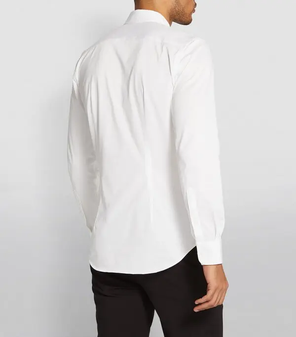 Giorgio Armani Cotton Formal Shirt - White
