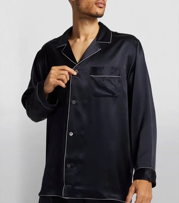 Zimmerli Silk Pyjama Set - Navy