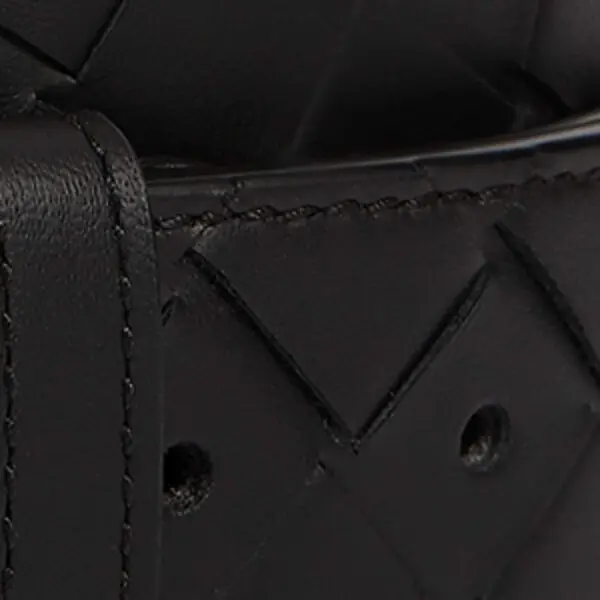 Bottega Veneta Leather Intrecciato Belt