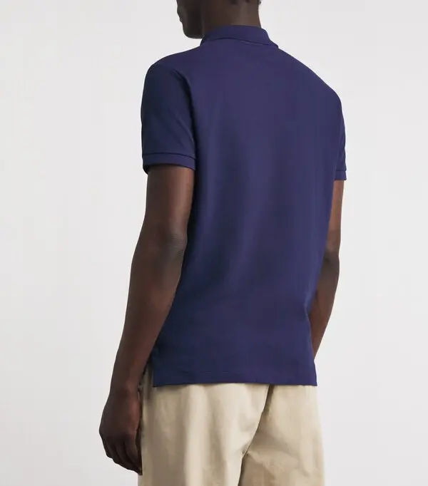 Polo Ralph Lauren Custom-fit Cotton Mesh Polo Shirt - Navy