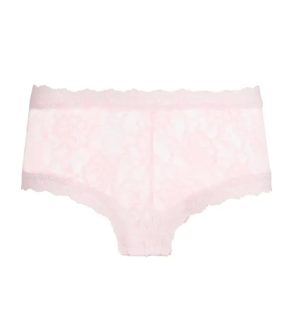 Hanky Panky Signature Lace Boyshorts - Pink