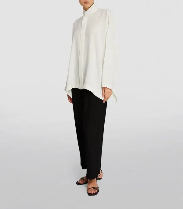 Eskandar Silk Japanese Trousers