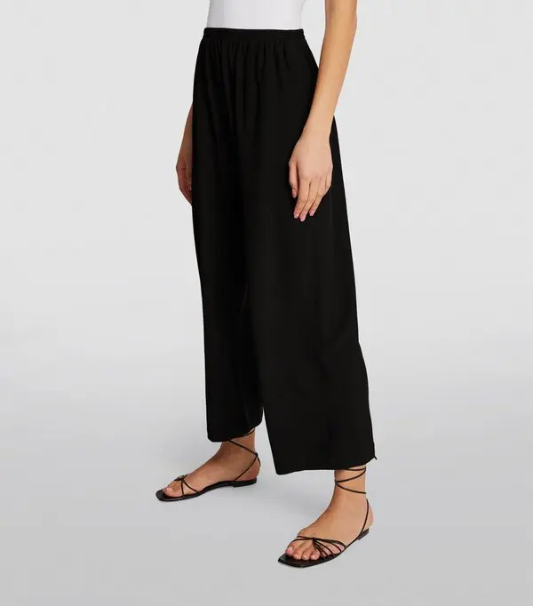 Eskandar Silk Japanese Trousers