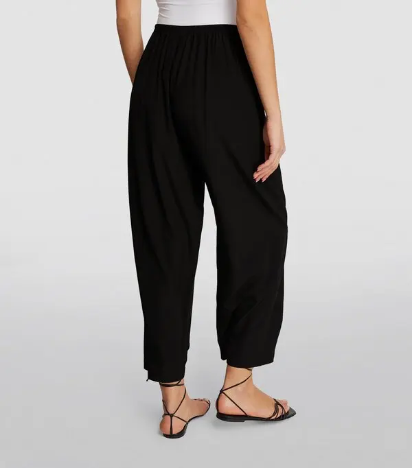 Eskandar Silk Japanese Trousers