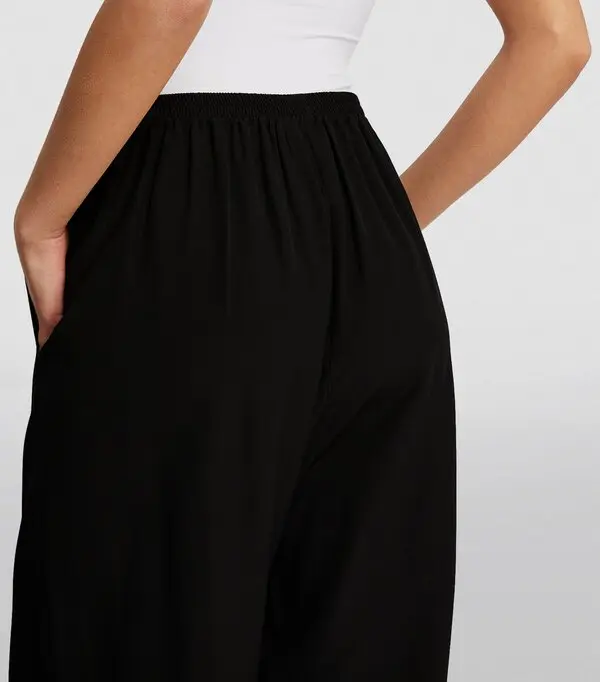 Eskandar Silk Japanese Trousers