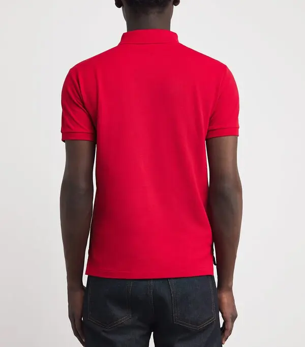 Polo Ralph Lauren Cotton Mesh Slim-fit Polo Shirt - Red