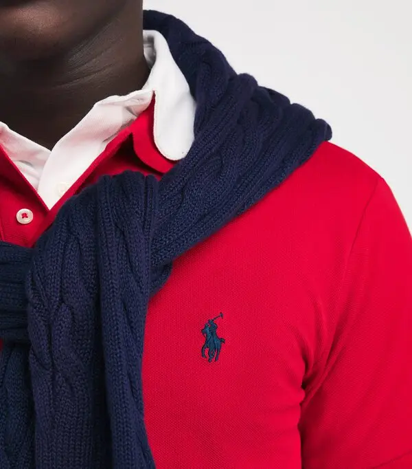 Polo Ralph Lauren Cotton Mesh Polo Shirt - Red