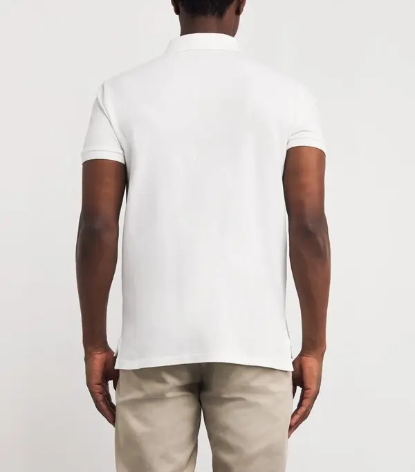 Polo Ralph Lauren Cotton Mesh Custom-fit Polo Shirt - White