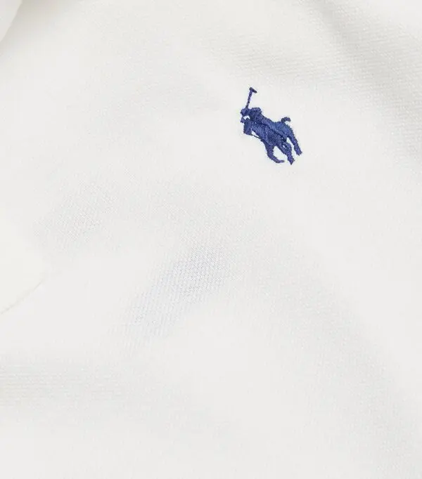 Polo Ralph Lauren Cotton Mesh Custom-fit Polo Shirt - White