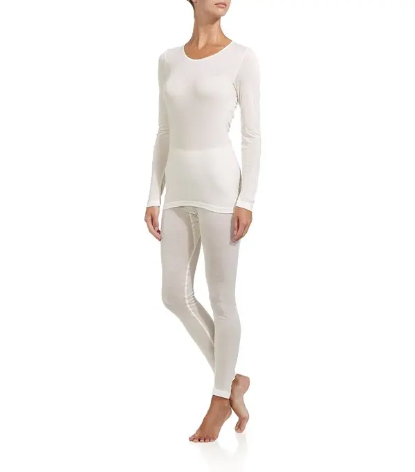 Hanro Pure Silk Leggings - Ivory