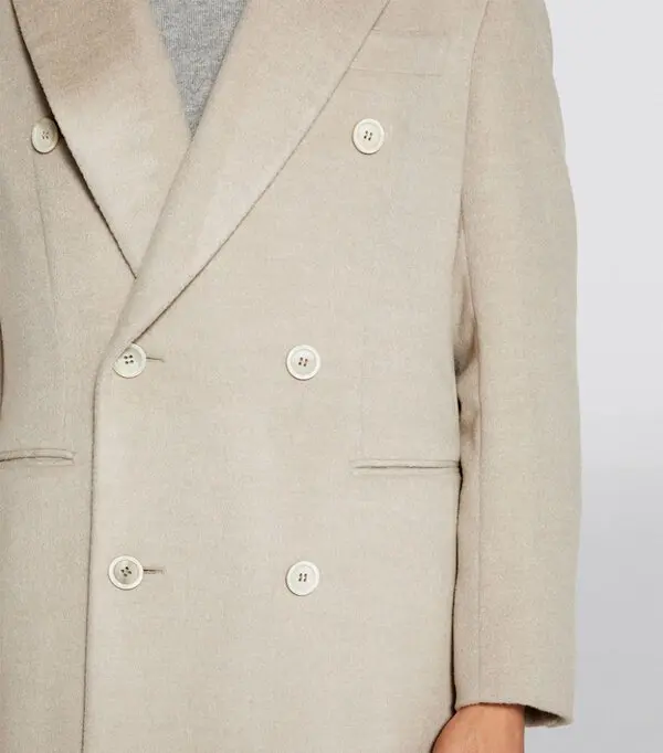 Brioni Cashmere Longline Coat