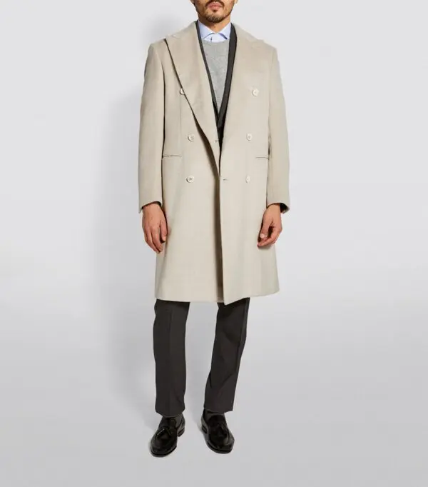 Brioni Cashmere Longline Coat