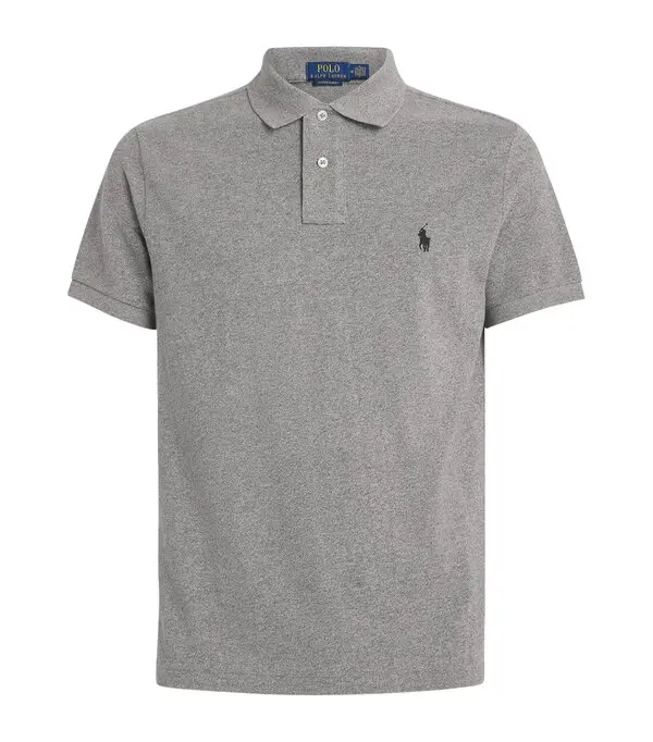 Polo Ralph Lauren Cotton Polo Pony Polo Shirt - Grey