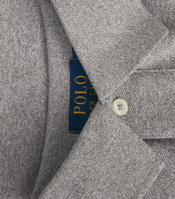 Polo Ralph Lauren Cotton Polo Pony Polo Shirt - Grey