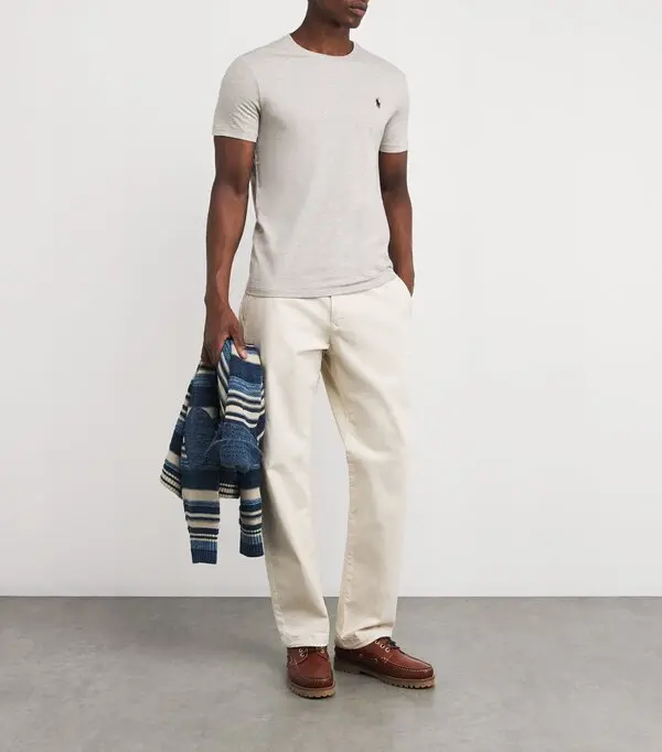 Polo Ralph Lauren Logo T-shirt - Grey